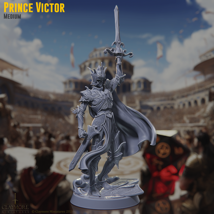 3D Printable Prince Victor by Claymore Miniatures